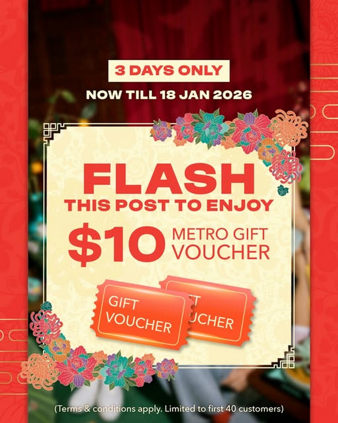 16–18 January 2026: METRO Singapore at Paragon: Chinese New Year ...