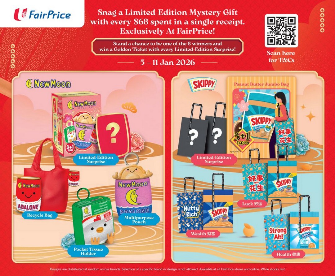 5-11 January 2026: NTUC FairPrice: Chinese New Year Mystery Gift ...