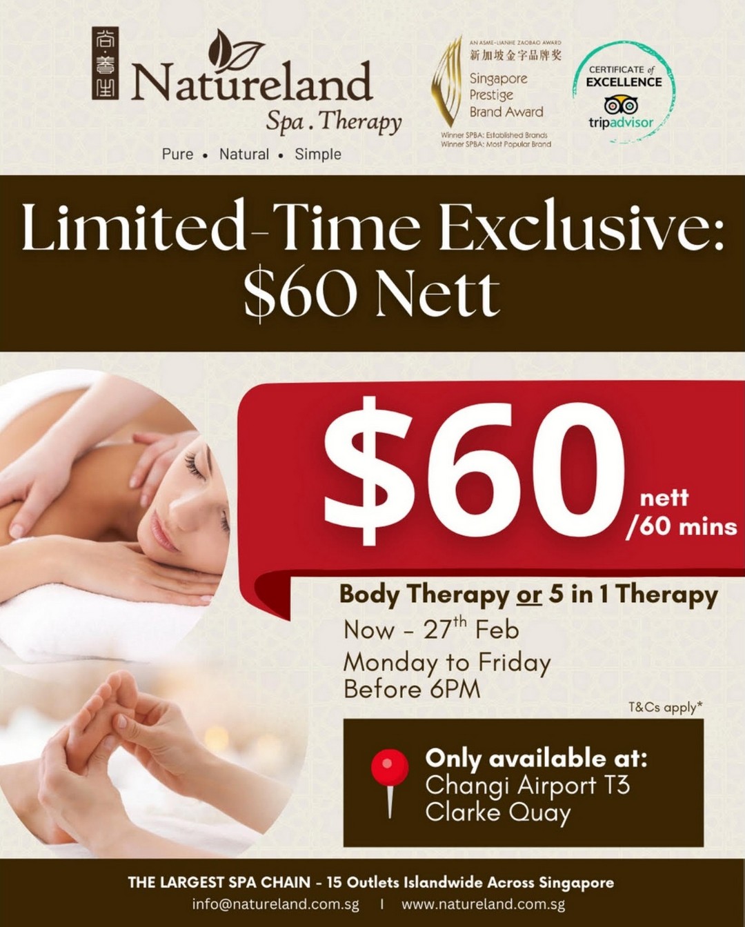 20 January–27 February 2026: Natureland Singapore: Weekday Wellness ...