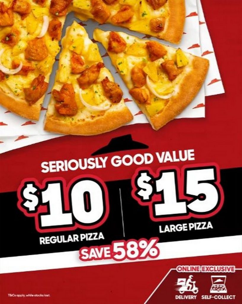 2-14 January 2026: Pizza Hut Singapore: Online Exclusive $10 Regular ...
