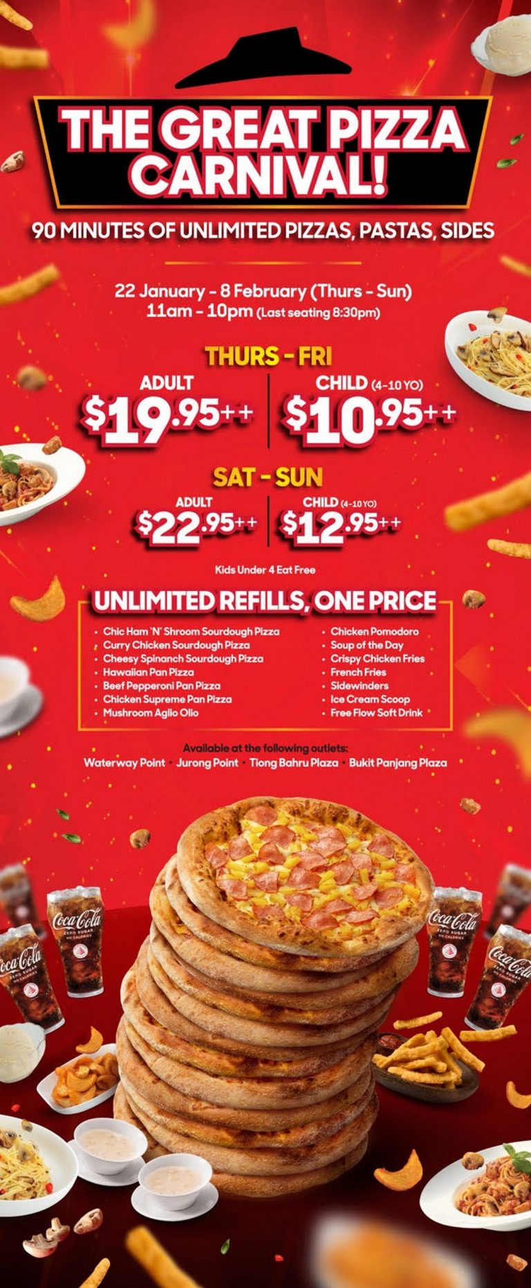 22 January-8 February 2026: Pizza Hut: Unlimited Buffet Feast for Just ...