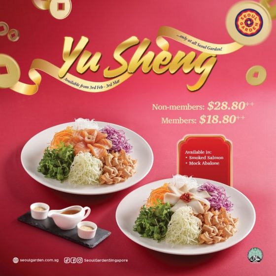 3 February-3 March 2026: Seoul Garden Buffet: Halal Yu Sheng for ...