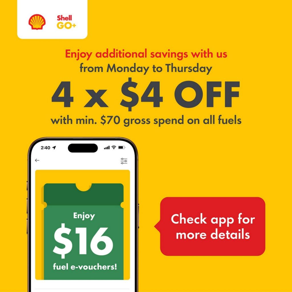 Now till 29 January 2026: Shell Singapore: Enjoy $16 Fuel Vouchers with ...