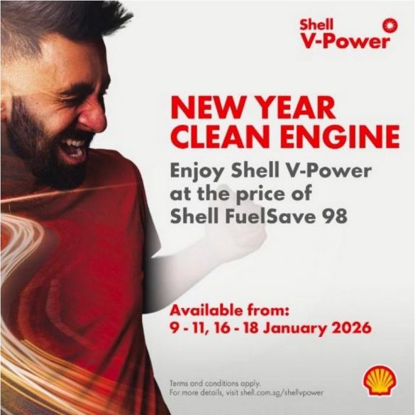 9–18 January 2026: Shell Singapore: Shell V-Power at FuelSave 98 Price ...