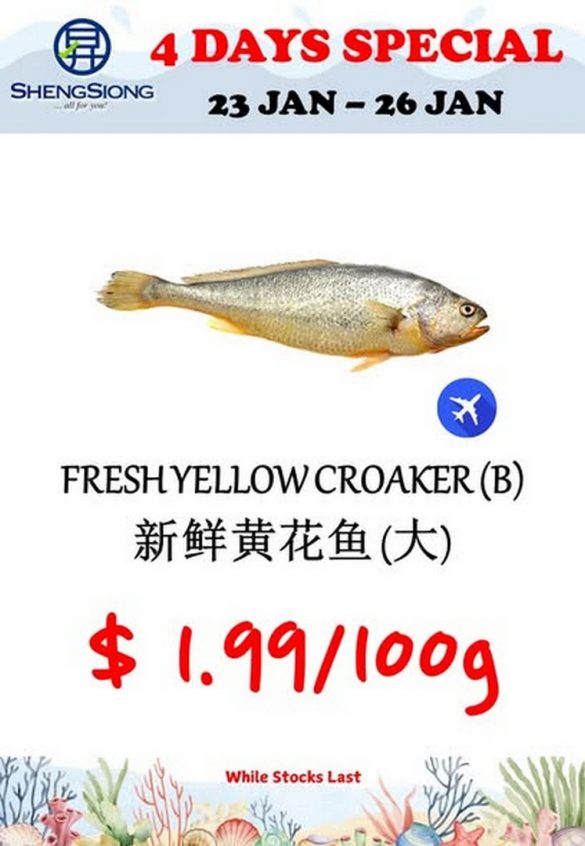 23-26 January 2026: Sheng Siong Supermarket: Fresh Seafood Specials ...