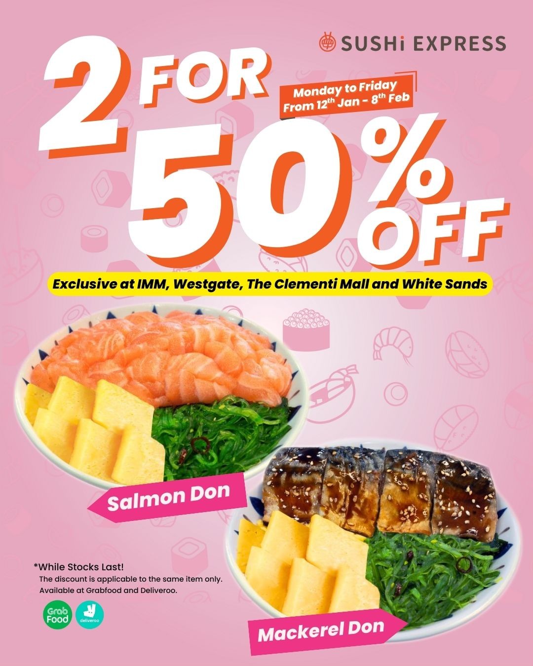 12 January-8 February 2026: Sushi Express: Weekday Donburi Deal ...