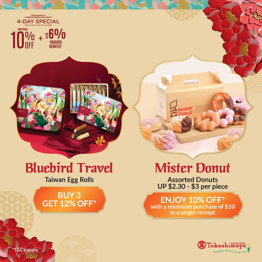22-25 January 2026: Takashimaya Department Store: Lunar New Year Food ...