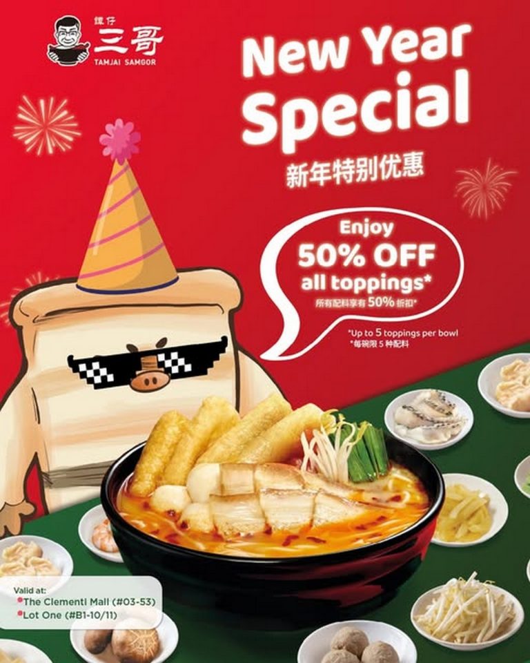 7 January 2026 onwards: TamJai SamGor Singapore: New Year Mixian Feast ...