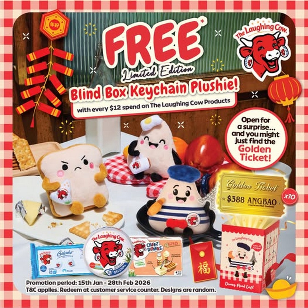 13 January 2026 onwards: The Laughing Cow Singapore: Cheesy Mood Café ...