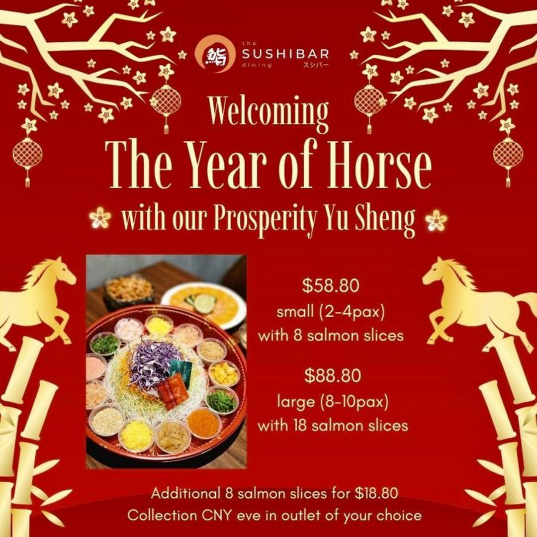 26 January 2026 Onwards: The Sushi Bar Prosperity Yu Sheng: Early Bird ...