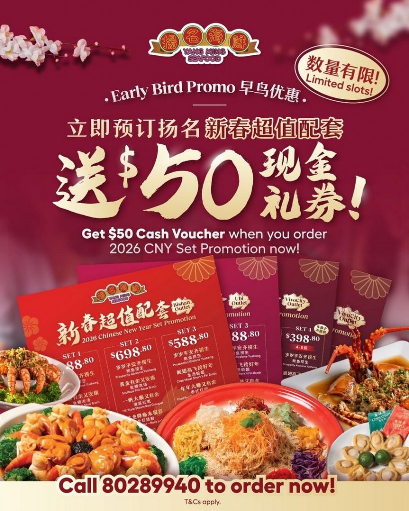 23 January-3 March 2026: Yang Ming Seafood: Celebrate Lunar New Year ...