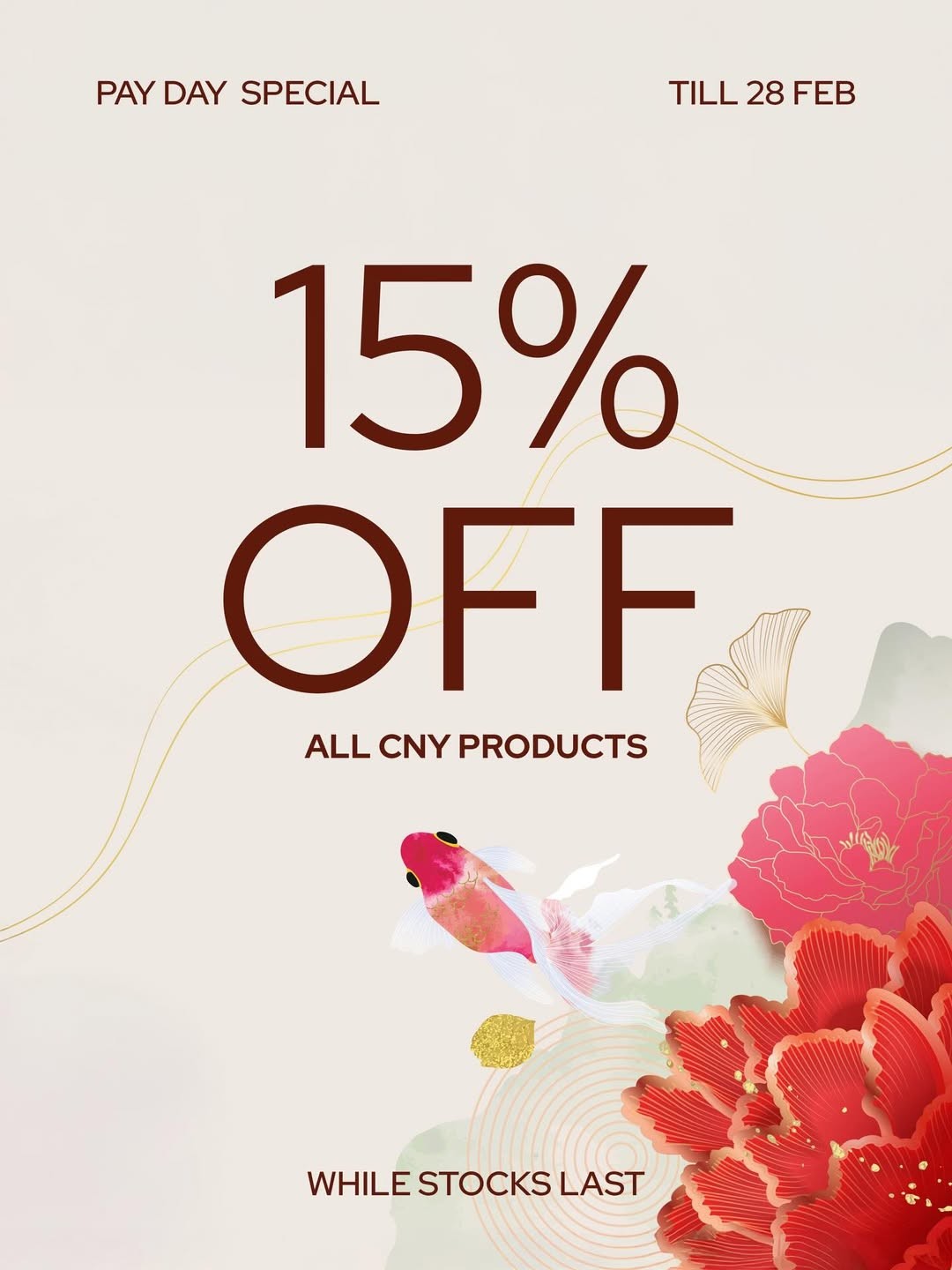 27–28 February 2026: BB Atelier: Pay Day Sale – 15% Off Chinese New ...