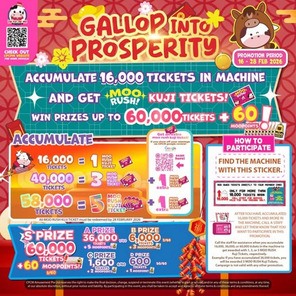 16–28 February 2026: Cow Play Cow Moo Gallop into Prosperity Ticket ...