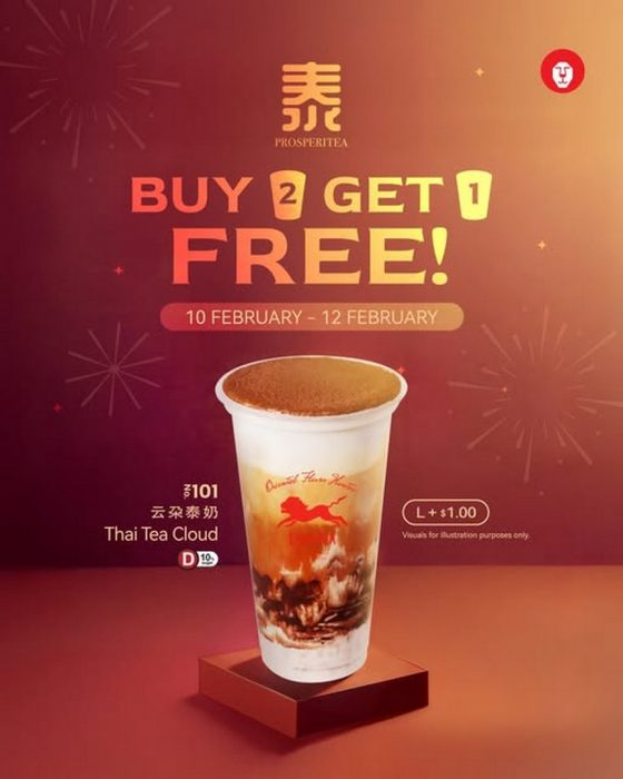 10-12 February 2026: LiHO Singapore: Buy 2 Get 1 Free Thai Tea Cloud ...