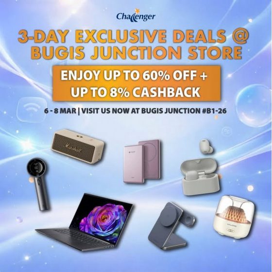 6-8 March 2026: Challenger Singapore: 3-Day Exclusive In-Store Deals ...