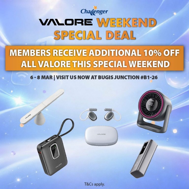 6-8 March 2026: Challenger Singapore: 3-Day Exclusive In-Store Deals ...