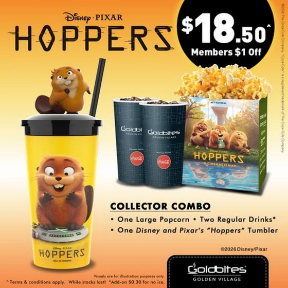 5 March 2026 onwards: Golden Village Disney and Pixar’s Hoppers ...