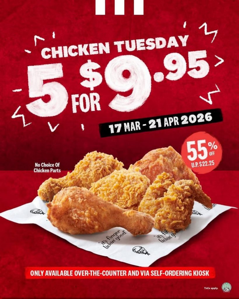 17 March-21 April 2026: KFC Singapore: Chicken Tuesday Promotion – 5 ...