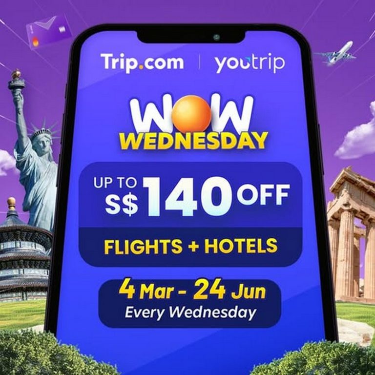 Now till 24 June 2026: Trip.com Wow Wednesday x YouTrip Travel ...