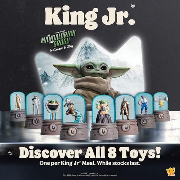 27 April–8 June 2026: Burger King Singapore Mandalorian & Grogu King Jr ...