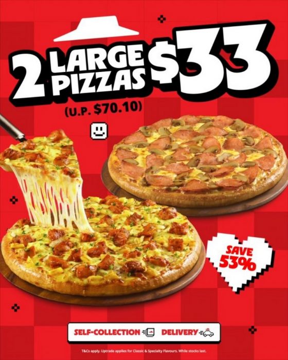 Now till 3 May 2026: Pizza Hut Singapore, Promotion Deal, Up to 54% Off ...