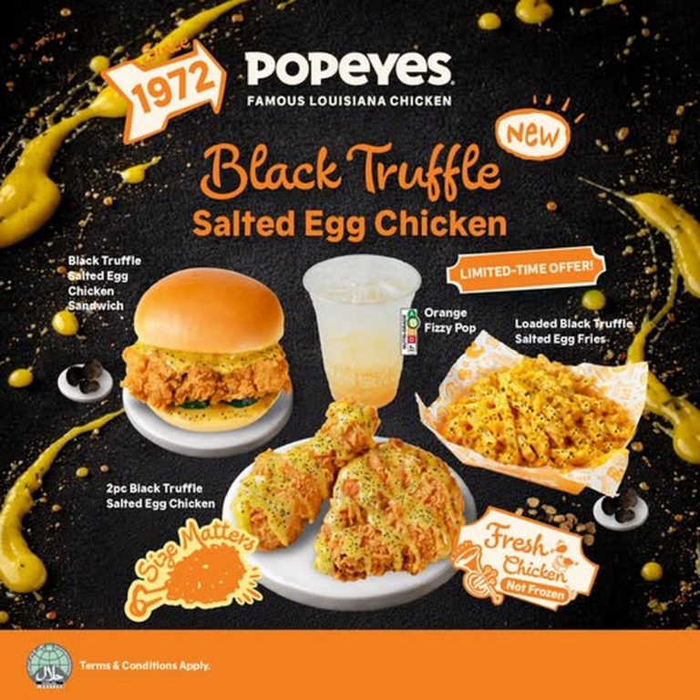 16 April 2026 onwards: Popeyes Singapore: Black Truffle Salted Egg ...