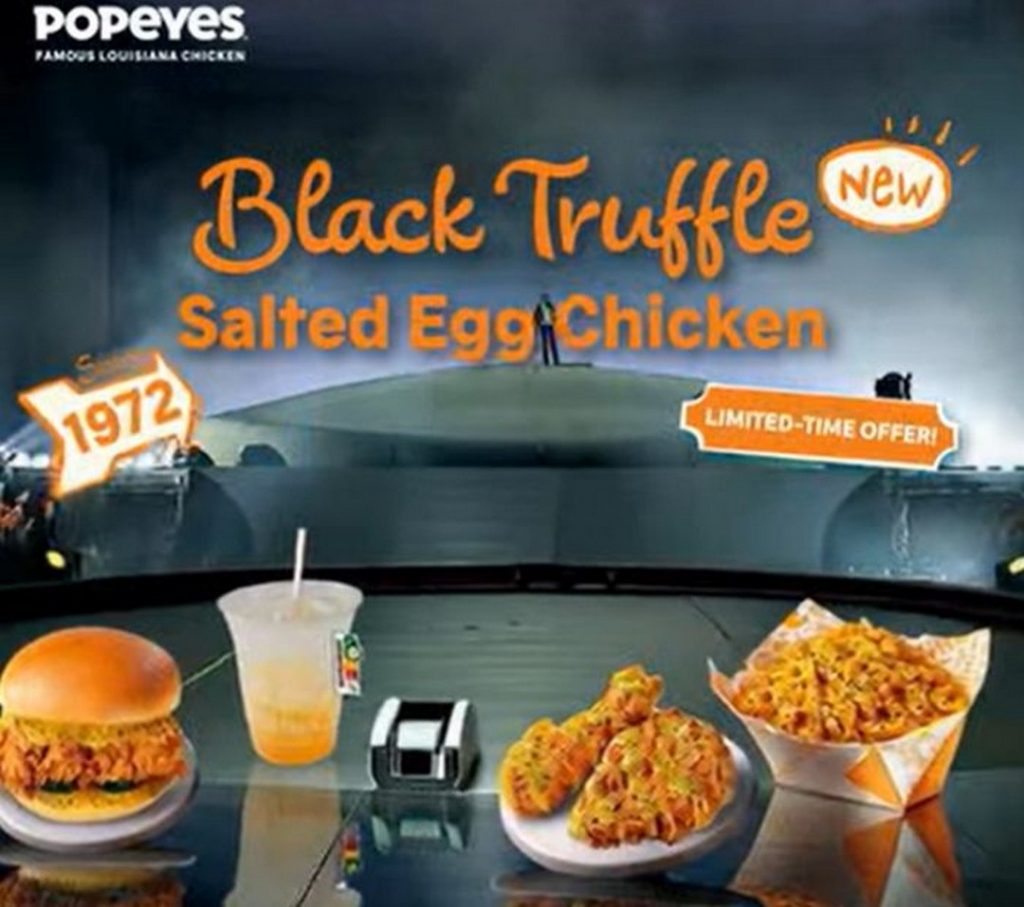 17 April 2026 onwards: Popeyes Singapore Black Truffle Salted Egg ...
