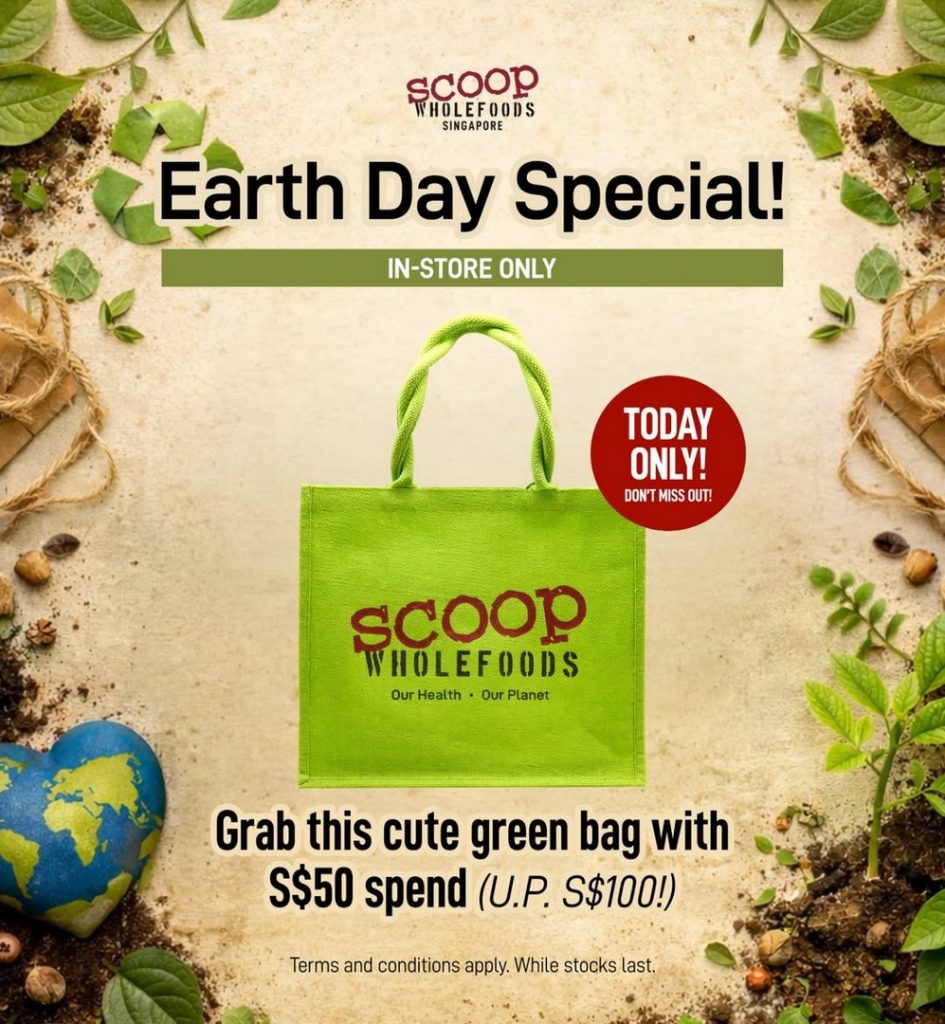 22 April 2026: Scoop Wholefoods Earth Day Special Giveaway: Spend $50 ...