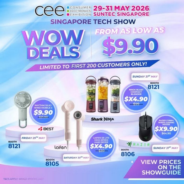 29–31 May 2026: COMEX and ITSHOW, CEE 2026 WOW Deals $9.90 IT Mega Sale ...