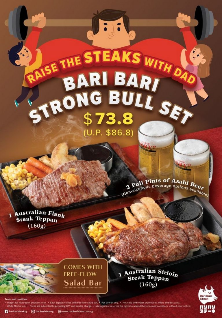 2-21 June 2026: Bari Bari Steak Father’s Day Strong Bull Set Promotion ...