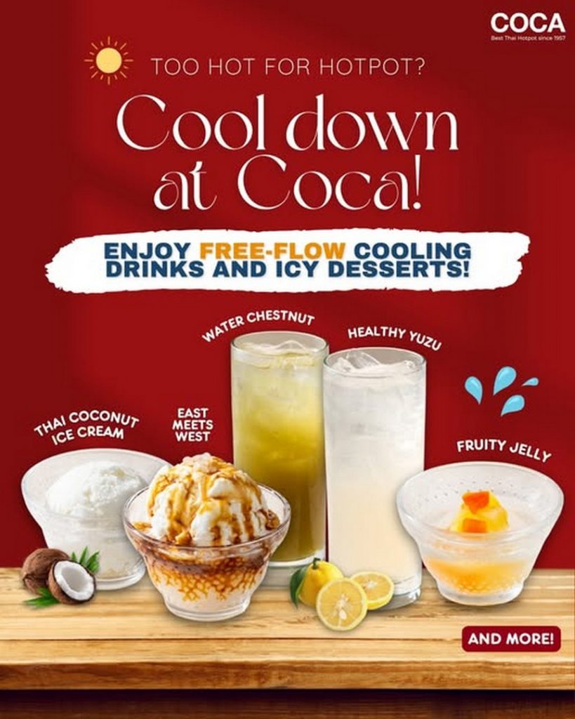 11 June 2026 onwards: Coca Restaurants Singapore Free-Flow Cooling ...