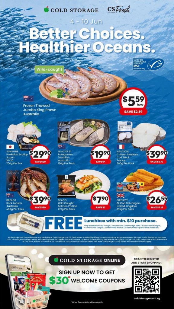 4–10 June 2026: Cold Storage & CS Fresh Seafood Promotion, Better ...