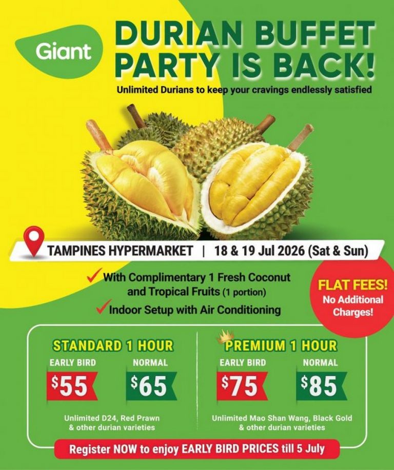 18–19 July 2026: Giant Durian Buffet, Unlimited Durian Feast Early Bird ...