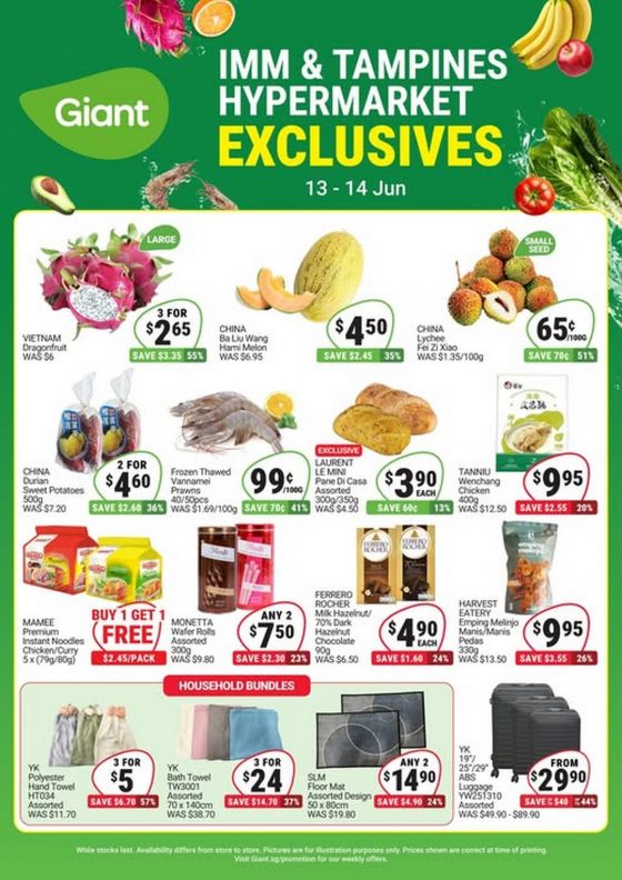 13-14 June 2026: Giant Singapore IMM & Tampines Hypermarket Exclusives ...