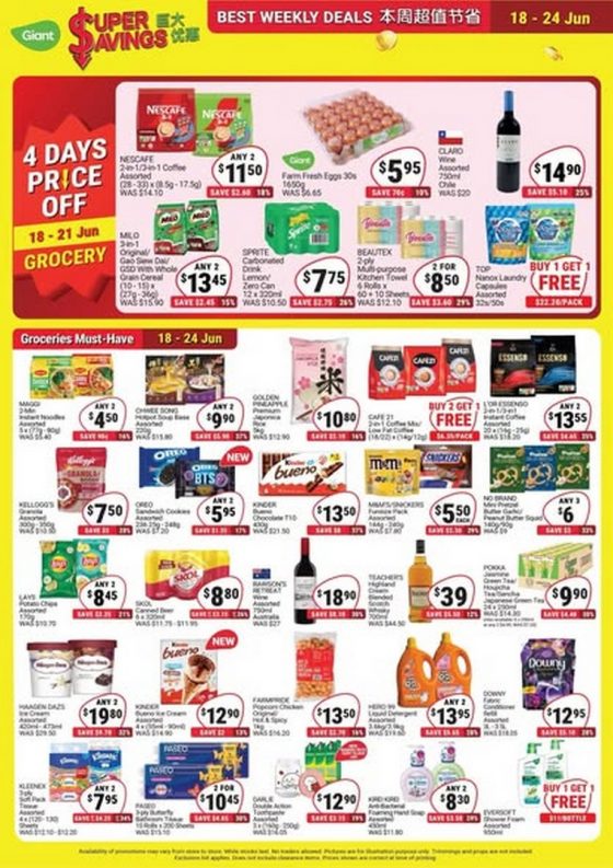Now till 24 June 2026: Giant Singapore Super Savings, Up to 50% Off ...
