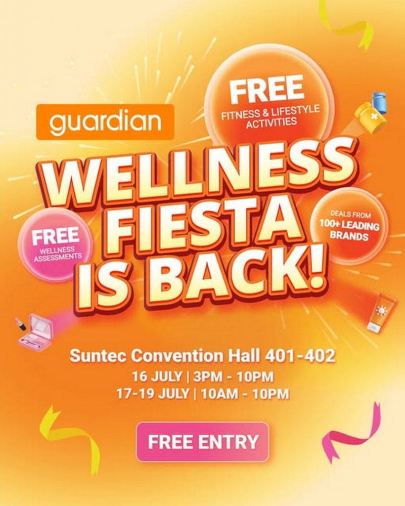 16–19 July 2026: Guardian Singapore Wellness Fiesta 2026, Large-Scale ...