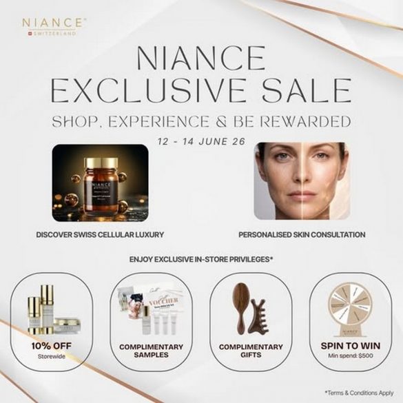 12–14 June 2026: Isetan Singapore x NIANCE – Swiss Luxury Skincare ...