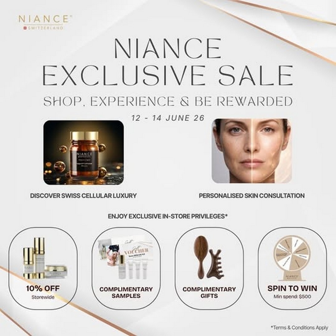 12–14 June 2026: Isetan Singapore x NIANCE – Swiss Luxury Skincare ...