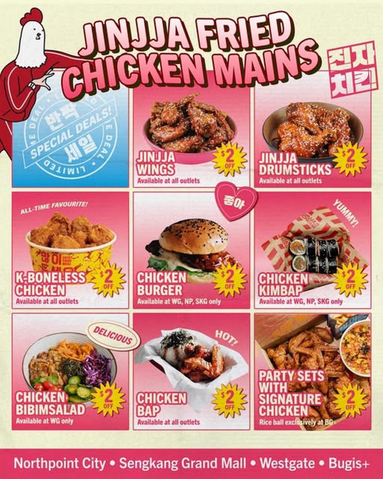 12 June 2026 onwards: Jinjja Chicken, Fried Chicken Value Deal ...