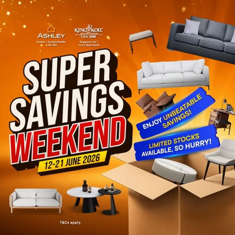 12–21 June 2026: King Koil Singapore, Super Savings Weekend Mattress ...