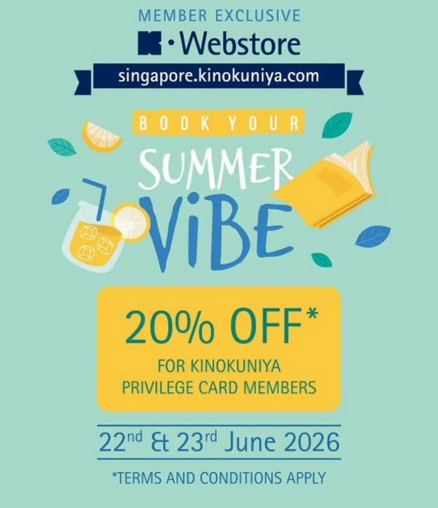 22-23 June 2026: Kinokuniya Member Exclusive 20% OFF Books Promotion ...