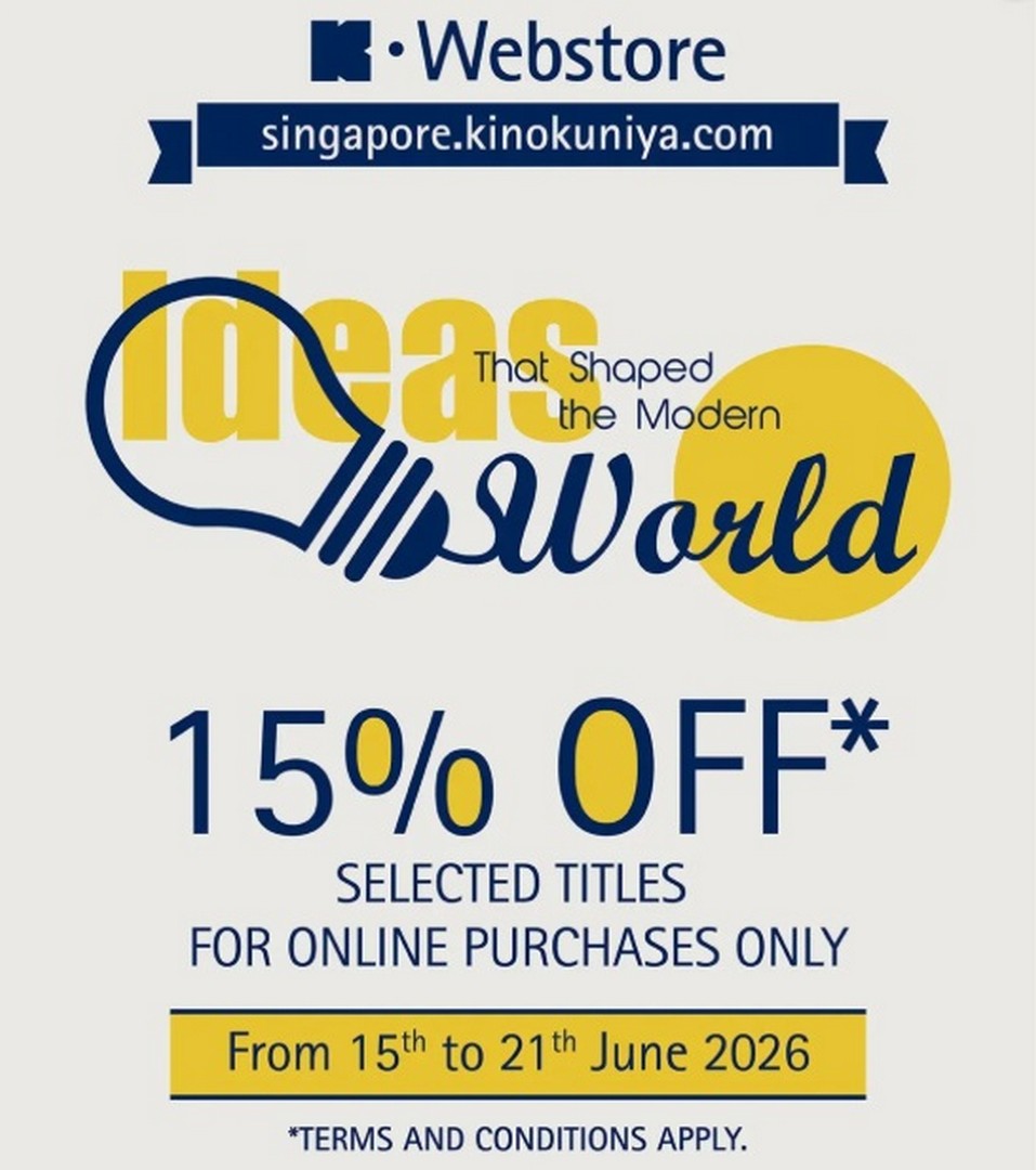 15–21 June 2026: Kinokuniya Singapore, Get 15% Off Selected Titles ...