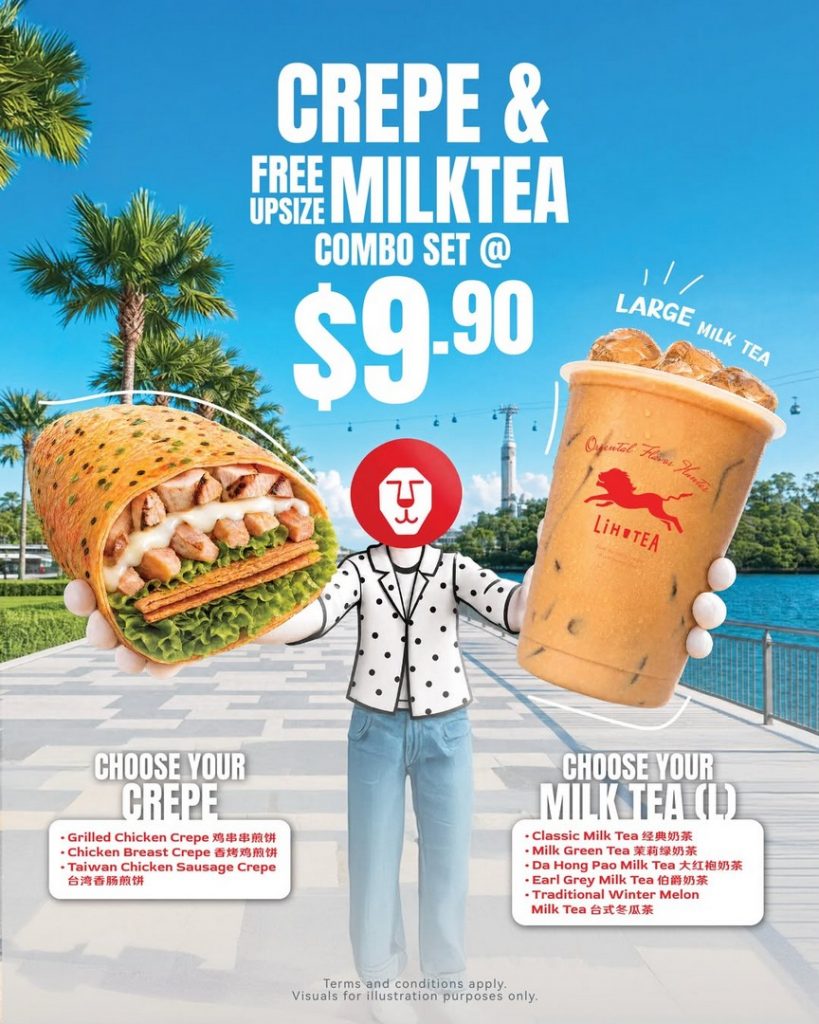 23 June 2026 onwards: LiHO Tea, Crepe & Milk Tea Combo Promotion at ...
