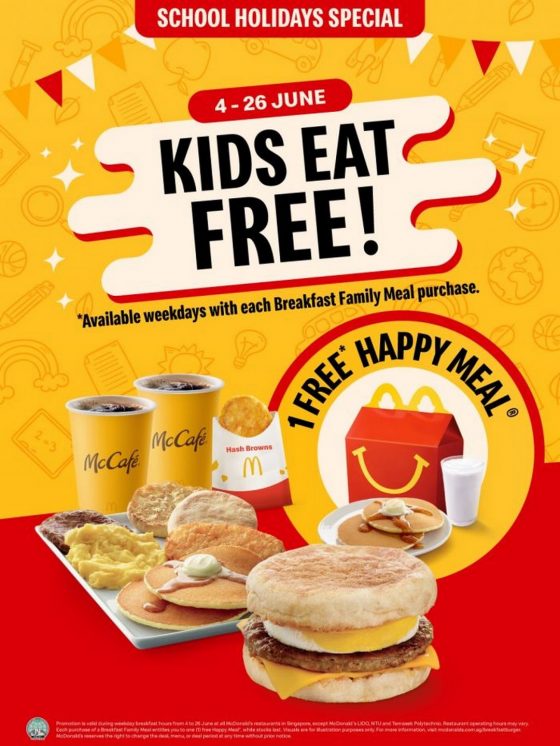 4–26 June 2026: McDonald’s Singapore: Kids Eat Free Breakfast Happy ...