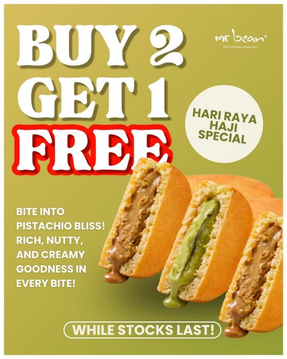 20 May 2026 onwards: Mr Bean Pistachio Pancakes Buy 2 Get 1 Free ...