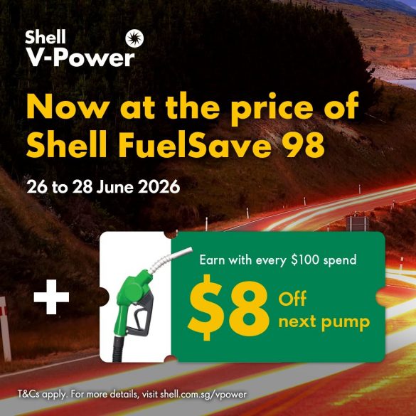26-28 June 2026: Shell Singapore Shell V-Power Promotion & Giveaway ...