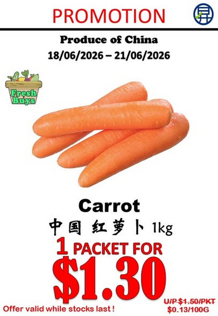 18–21 June 2026: Sheng Siong Supermarket Fresh Fruits & Vegetables ...