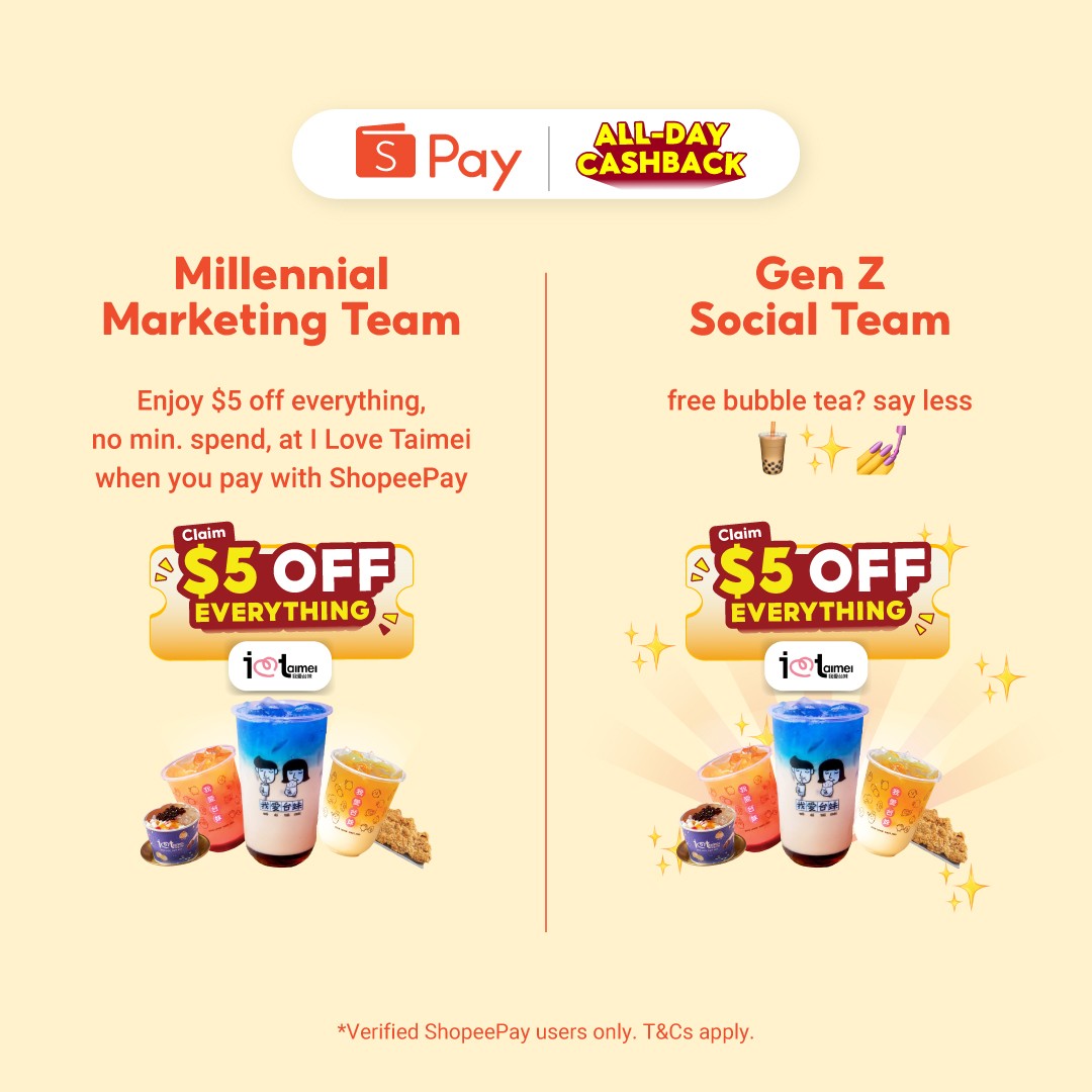 29 May 2026 onwards: Shopee – Promotion: Get Free $5 OFF I Love Taimei ...