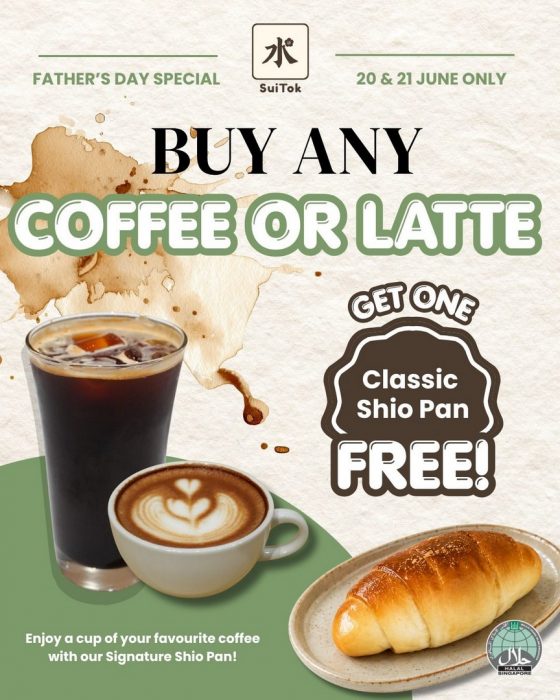 20–21 June 2026: SuiTok Coffee & Shio Pan Free Gift Father’s Day ...