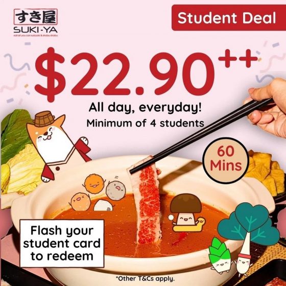 30 May-28 June 2026: Suki-Ya Student Deal Buffet Promotion – Unlimited ...